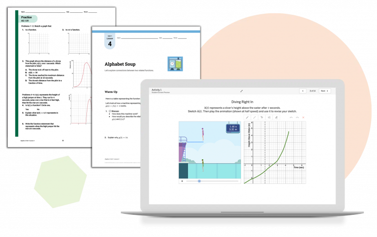 Amplify Desmos Math high school (grades 9–12) | Amplify